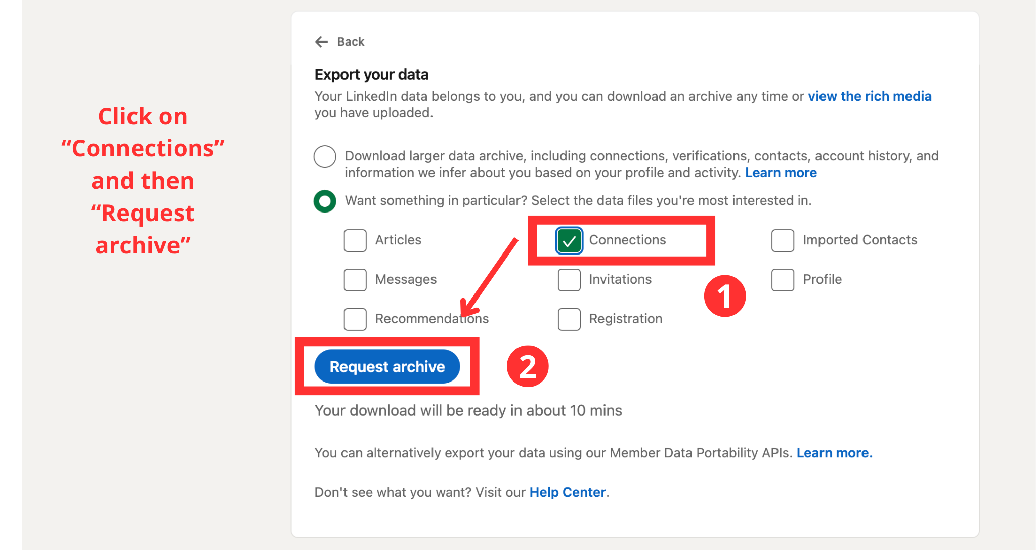 How to Export Connections and Contacts From LinkedIn - PhantomBuster Blog